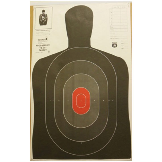 B8 Target 5 Inch Target B-27 Target Repair Center (Black B 27 ...