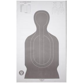 FBI Q Police Qualification Target – The Target Shop
