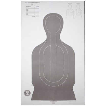 FBI Q Police Qualification Target – The Target Shop