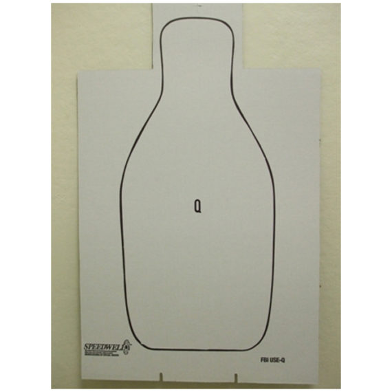 FBI-Q Shoulder Cut Cardboard Qualification Target – Bundle of 50 – The ...