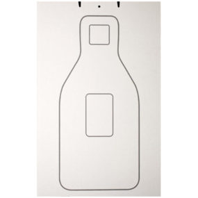 FBI-QIT 03 Cardboard Qualification Target – Bundle of 50 – The Target Shop