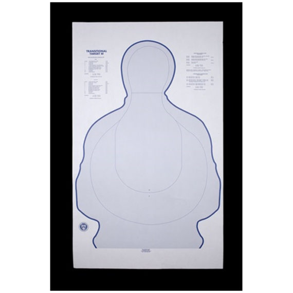 TSR-III DHS Blue Transitional Silhouette Target – Box of 200 – The ...