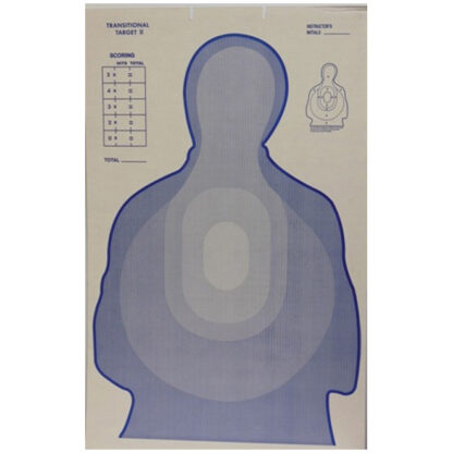 TSR-II DHS Blue Cardboard Transitional Silhouette Target – Bundle of 50 ...